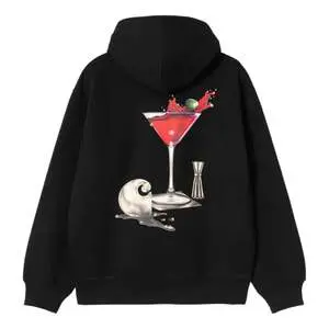 Carhartt Work In Progress Hooded Fleece Sweatshirt - Black