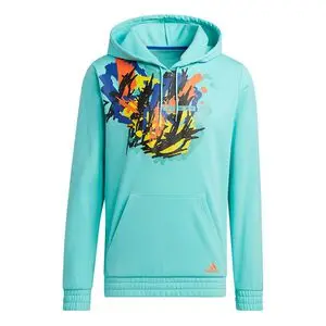 Adidas Basketball Pullover Hoodie - Green