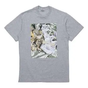 Supreme Ss20 Money Printing Short Sleeve Gray - Grey