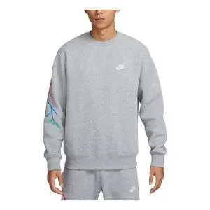 Nike Club Fleece Pullover Sweater - Grey