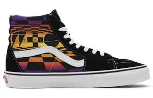 VANS Graphic Check Sk8-hi - Black/purple