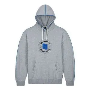 CONVERSE X Ader Error Pullover Hoodie - Grey/blue