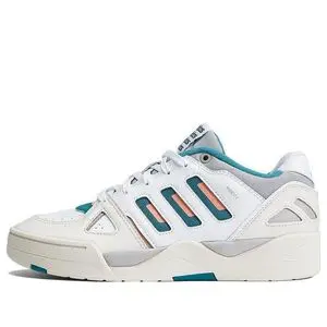 Adidas Midcity Low Basketball Sneakers - White/grey/aqua Blue