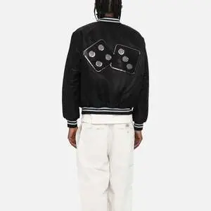 StÜssy Sequined Dice Bomber Jacket