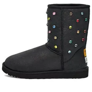 UGG X Gallery Dept. Embellished Classic Short Boot - Black