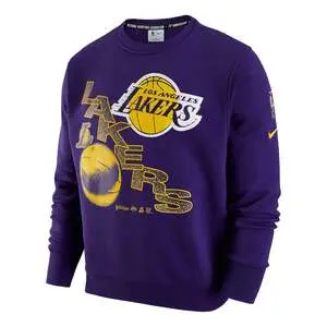 Nike Los Angeles Lakers Fleece Long Sleeve Sweatshirt - Default Color