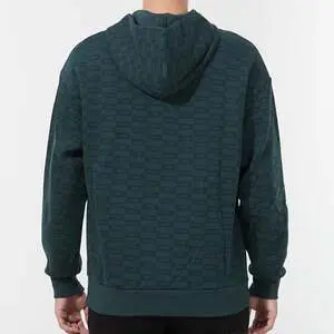 PUMA Luxe All-over Print Logo Knit Hoodie