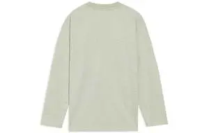 LI-NING Embroidered Loose Round Neck Long Sleeves Top 'chlorophyll