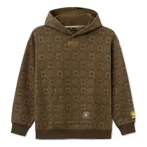 LI-NING Badfive Series Loose Pullover Hoodie - Brown
