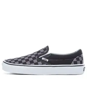 VANS Checkerboard Slip-on Sneakers - Black