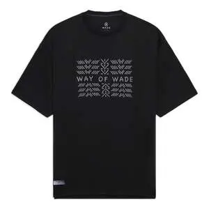 LI-NING Way Of Wade Graphic Loose Fit T-shirt 'black Grey - Black/grey