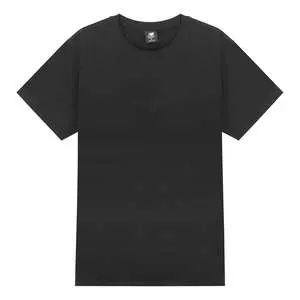 NEW BALANCE Logo Embroidered Knit Sports Round Neck Short Sleeve Couple Style - Black