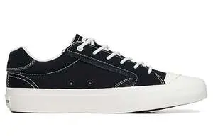 ANTA Canvas Lace-up Sneakers - Black/white