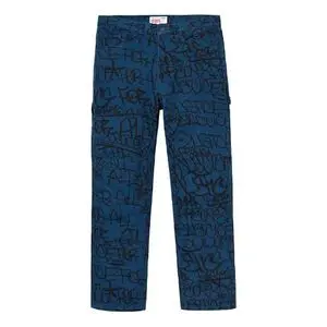 Supreme X Comme Des Garçons Shirt Canvas Painter Pant Navy - Blue