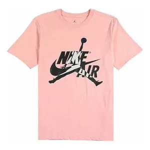 JORDAN Jumpman Logo Sports Short Sleeve T-shirt - Pink