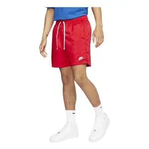 Nike Retro Woven Shorts With Small Logo - Red