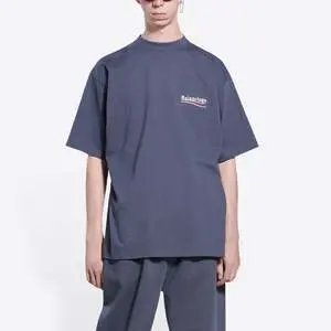 Balenciaga Political Campaign T-shirt Large Fit - Dark Grey