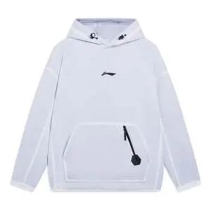 LI-NING Graphic Hoodie - White/black
