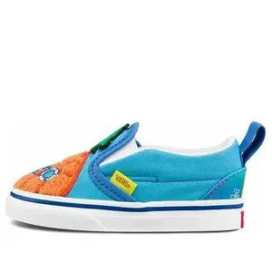 VANS Toddler Spongebob Squarepants X Slip-on Velcro "124 Conch Street" Sneakers - Blue/orange