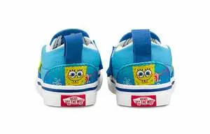 VANS Toddler Spongebob Squarepants X Slip-on Velcro "124 Conch Street" Sneakers