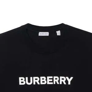 Burberry Cotton Logo T-shirt - Black