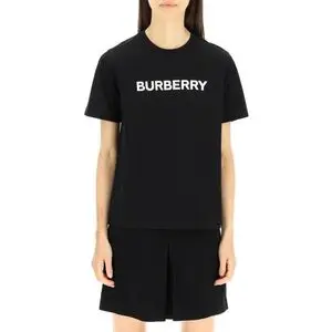 Burberry Cotton Logo T-shirt - Black