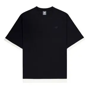 NEW BALANCE Small Nb Logo Crewneck T-shirt Asia Sizing - Black