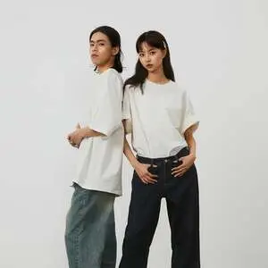 NEW BALANCE Linear Heritage Brushed Back Jersey Oversized T-shirt - White