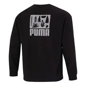 PUMA Logo Crew Neck Sweatshirt