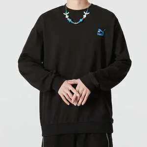 PUMA Logo Crew Neck Sweatshirt