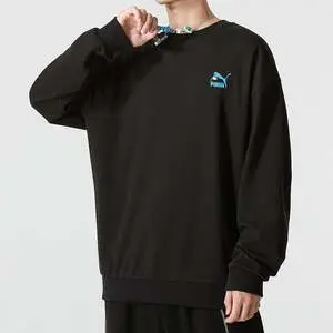 PUMA Logo Crew Neck Sweatshirt