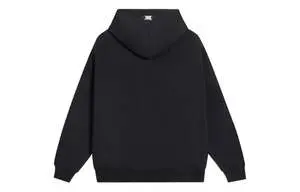 LI-NING Small Logo Hoodie - Black/silver