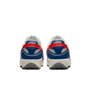 Nike Waffle Debut Swoosh Low Top Sneakers - White/blue/red