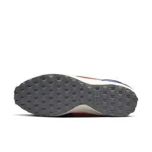 Nike Waffle Debut Swoosh Low Top Sneakers - White/blue/red