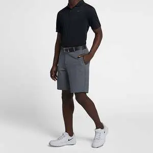 Nike Dry Victory Casual Sports Short Sleeve Polo Shirt - Black
