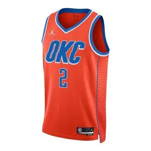JORDAN X Nba Oklahoma City Thunder Statement Edition Swingman Jersey 'shai Gilgeous-alexander 2 - Orange/blue