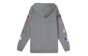 JORDAN Zip-up Hooded Jacket With Colorful Logo Accents