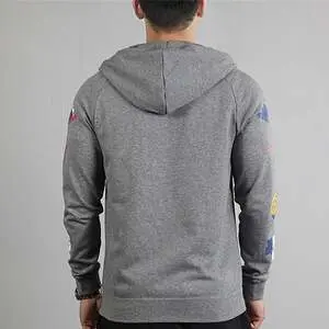 JORDAN Zip-up Hooded Jacket With Colorful Logo Accents