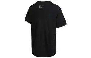 Nike Plant Pattern Printing Round Neck Pullover Short Sleeve Black T-shirt - Default Color