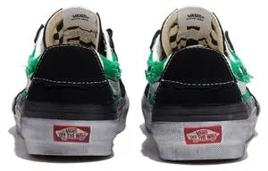 VANS Sk8-low Reconstruct Sneakers - Black/green