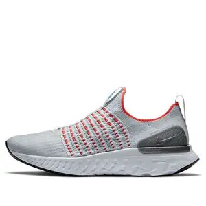 Nike Nike React Phantom Run Flyknit 2 Sneakers Grey/red