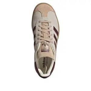 Adidas Gazelle Platform Sneakers - Beige/burgundy