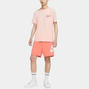 Nike Back Printing Sports Short Sleeve