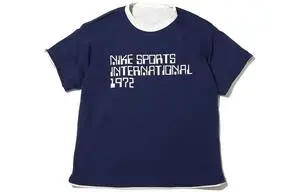 Nike Circa Logo Printing Reversible Short Sleeve T-shirt