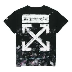 Off-White Seeing Things" Graphic Print T-shirt - Black