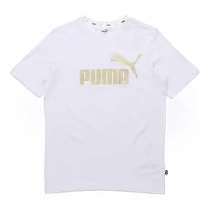 PUMA Printed Short Sleeve T-shirt - White