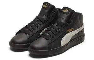 PUMA Smash V2 Mid Sneakers - Black/grey