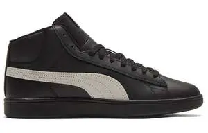 PUMA Smash V2 Mid Sneakers - Black/grey