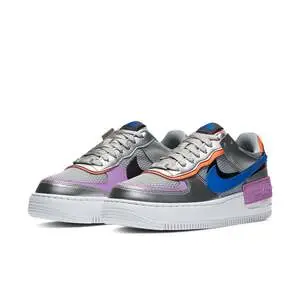 Nike Force 1 Shadow "metallic Silver - Silverblue