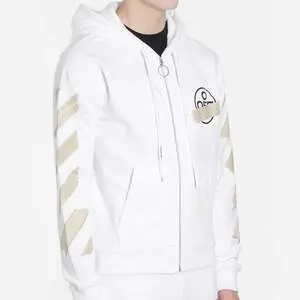 Off-White Ss20 Arrows Sketch Logo Zip Hoodie